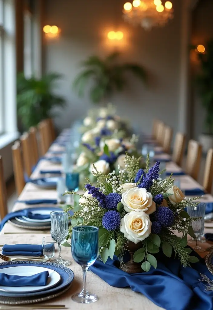 32-Gorgeous-Fall-Wedding-Colors-for-Your-Special-Day-28.-Indigo-and ...
